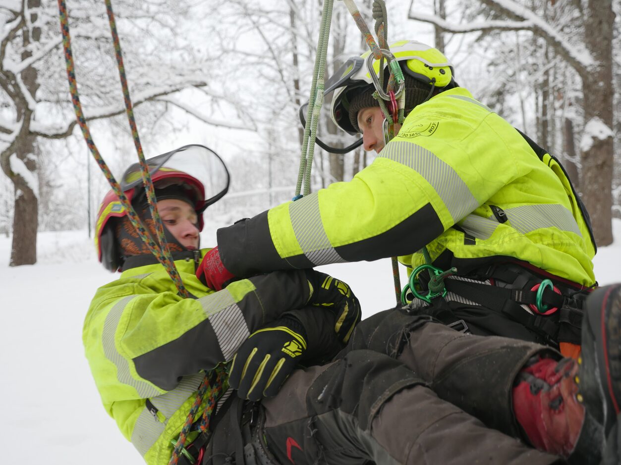 LANTRA Access a Tree Using a Rope and Harness and Aerial Tree Rescue ...